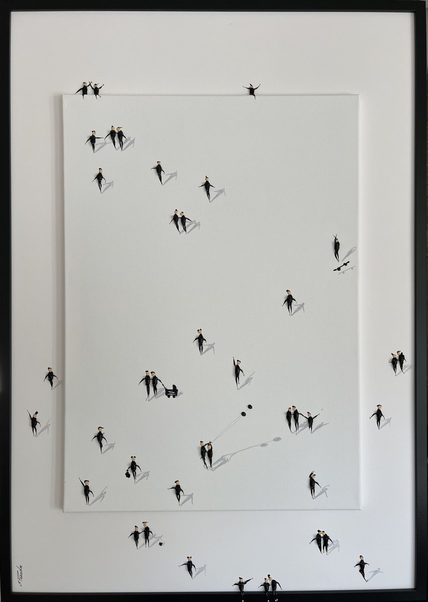 Freedom People ,,Everyday Life’‘ Eka Peradze Art Acrylic painting by ...