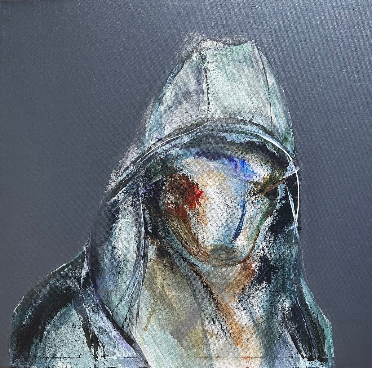 (NO ONE IS) VISIBLE Acrylic painting: Romany Mark Bruce | Artfinder