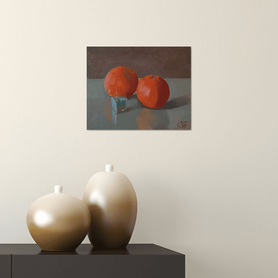 Oranges with a Gift Oil painting: Vasyl Koval | Artfinder
