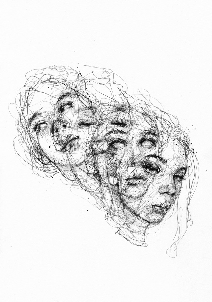 Loop Ink drawing: Doriana Popa | Artfinder