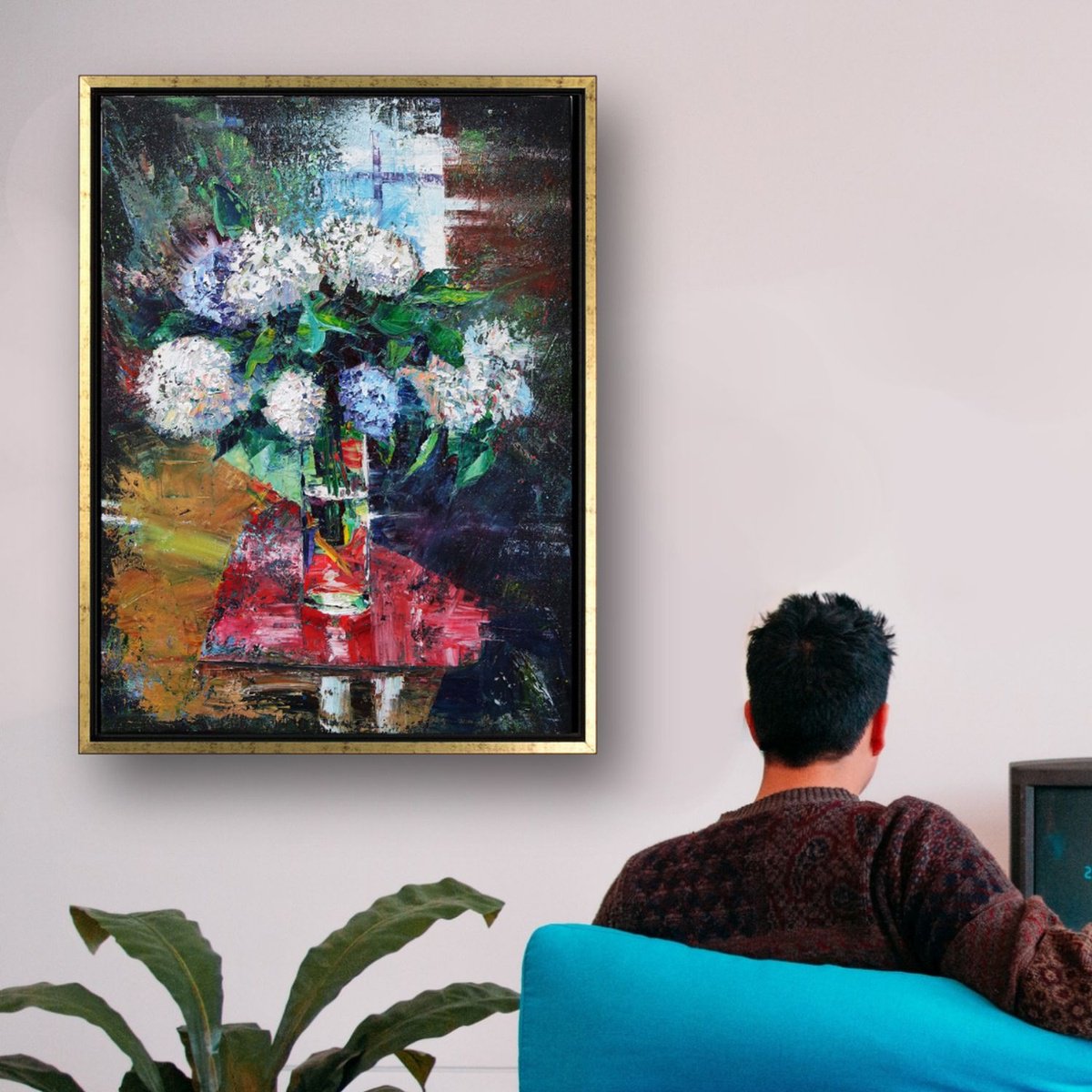 'IT'S LILAC TIME' - Still Life Oil Painting on Canvas Oil painting: Ion ...