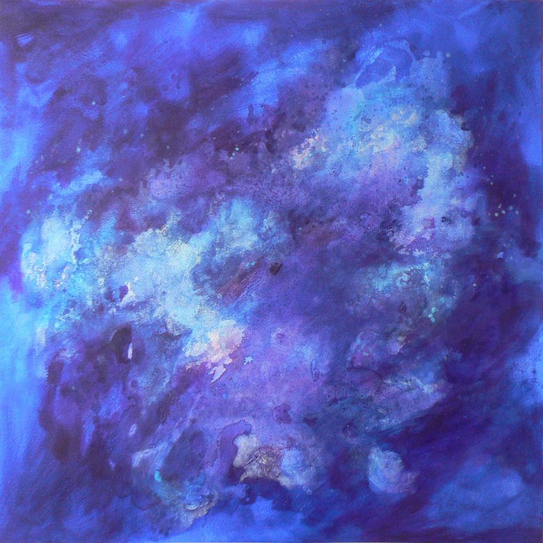Infinite blue Acrylic painting by Carolynne Coulson | Artfinder