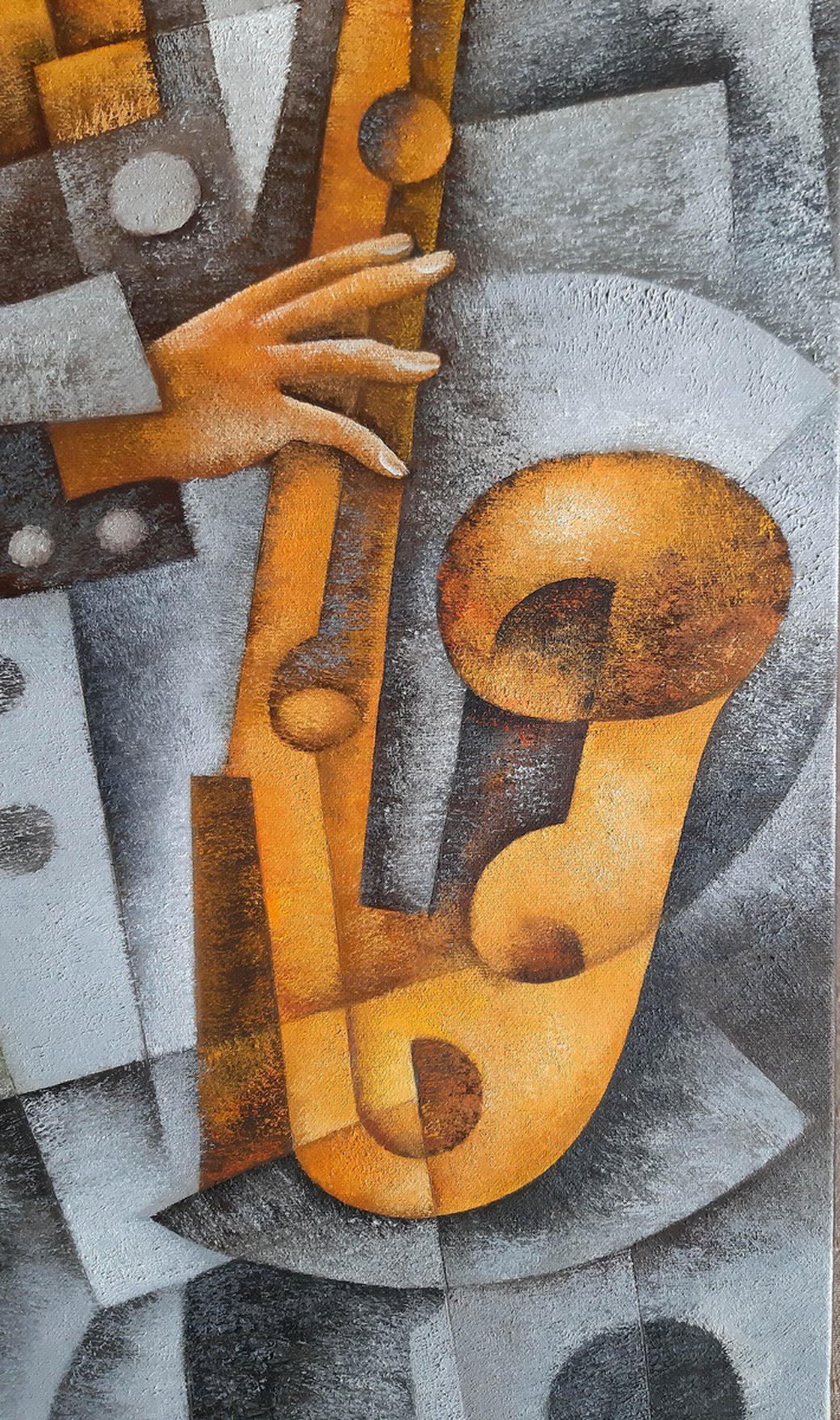 Sax Solo Oil painting by Eugene Ivanov | Artfinder