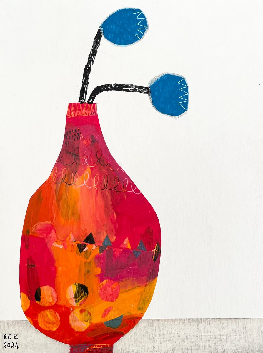 I Feel Like Chocolate Mixed-media painting by Robin Kerr | Artfinder