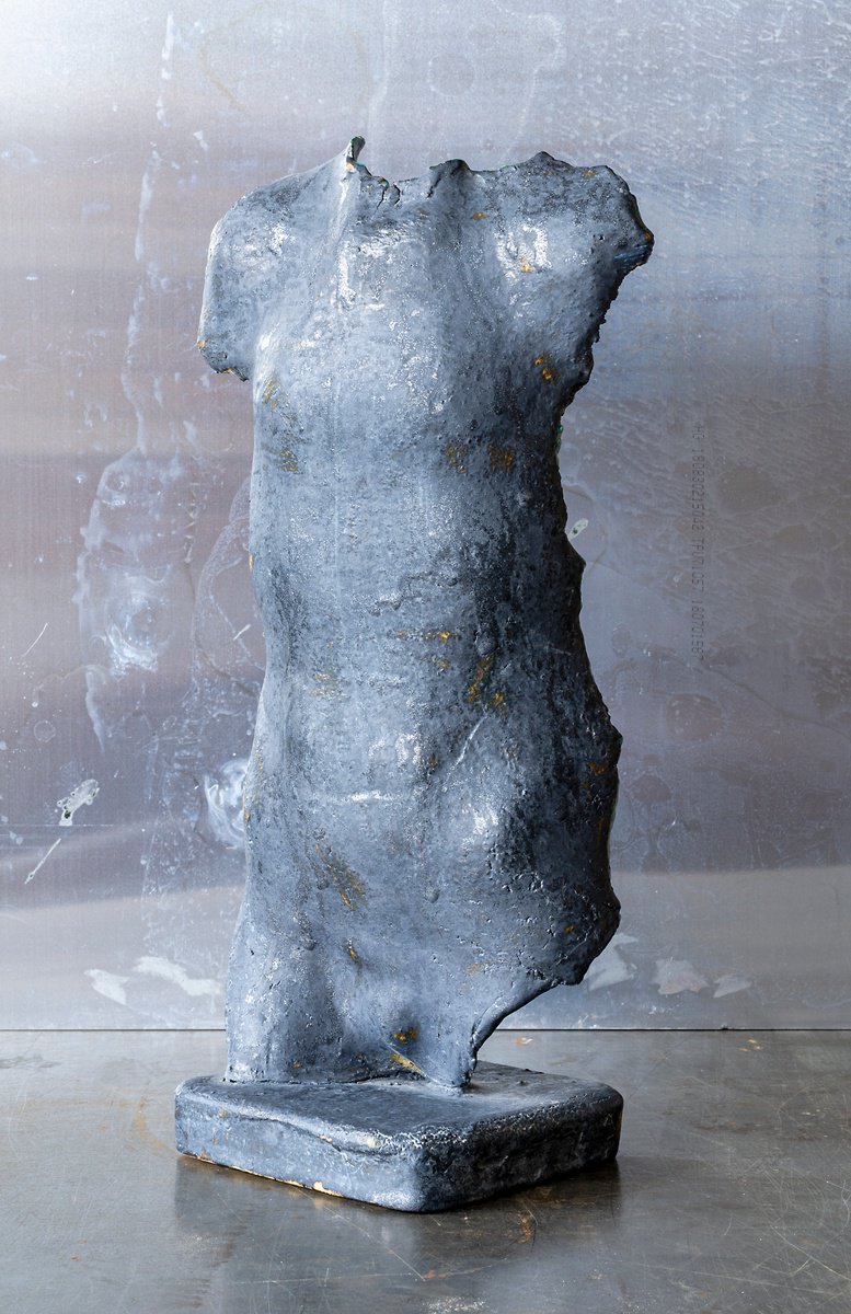 Male Torso Clay sculpture by Nikolay Marinov | Artfinder