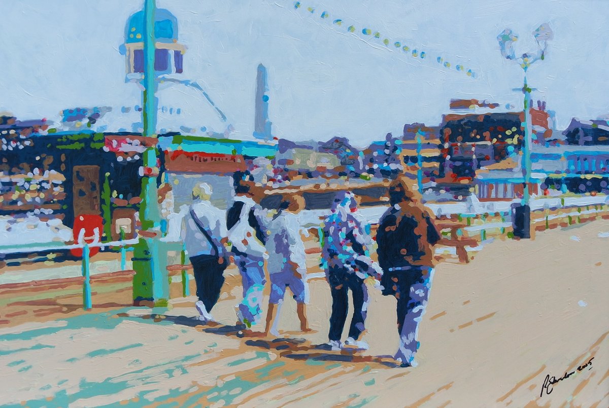 Blackpool, North Pier Acrylic painting: Paul Edmondson | Artfinder