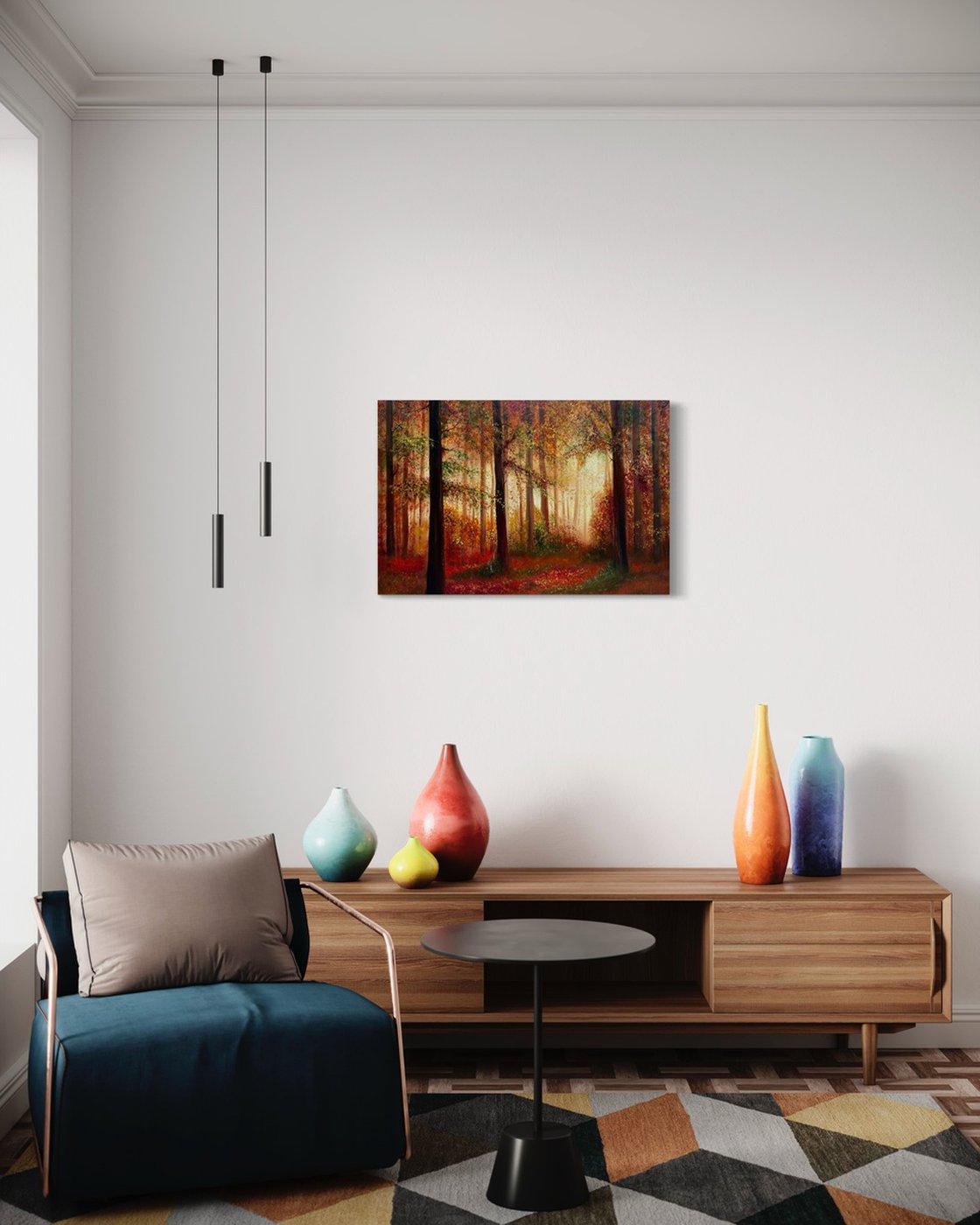 Autumn Spell - Autumn series Oil painting by Tanja Frost | Artfinder