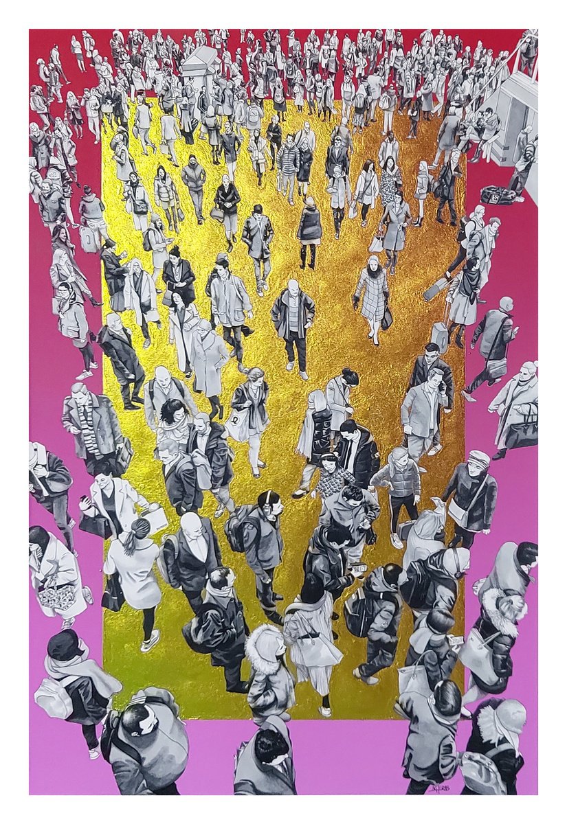 P.A.S. II Cherry Colourshift Mixed-media painting by Arturo Garcia de ...