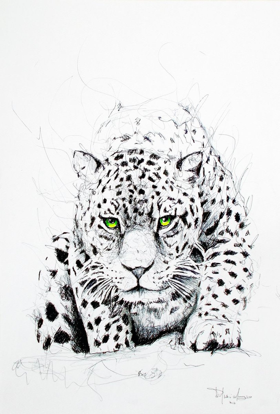 Strength and Patience Ink drawing: Maurizio Puglisi | Artfinder