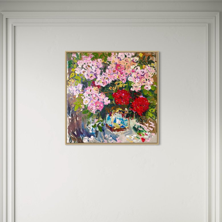 Summer flowers Oil painting by Lilia Orlova-Holmes | Artfinder