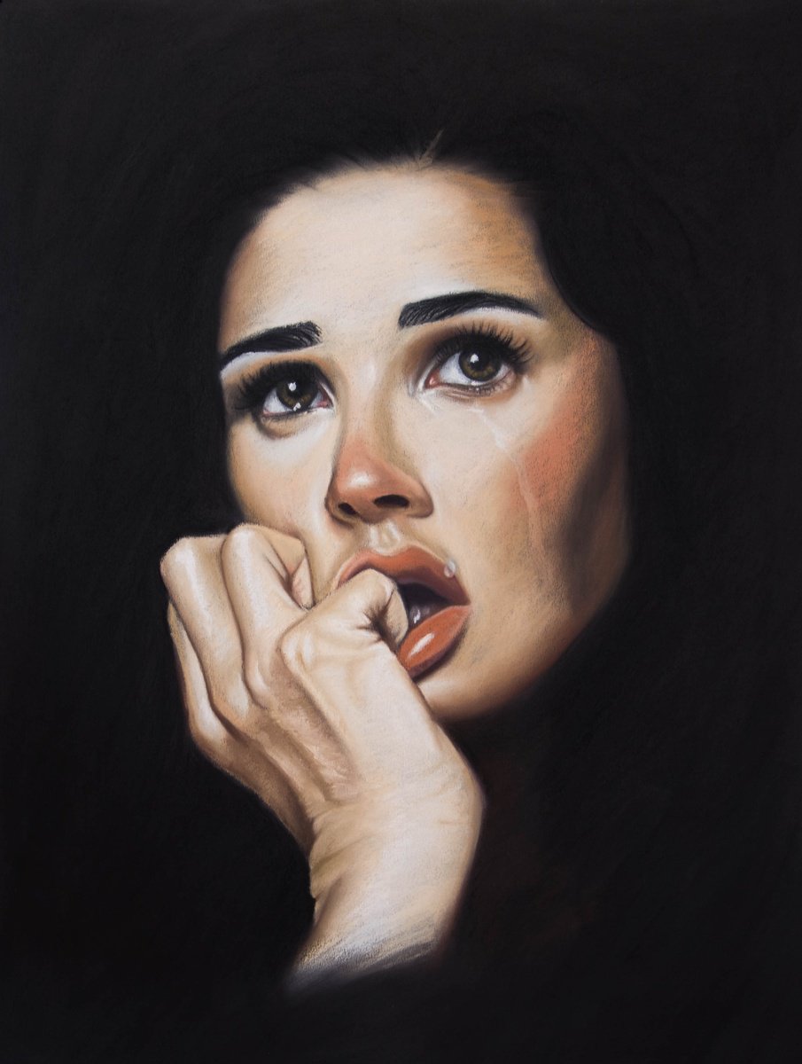 Demi Pastel drawing: Inna Medvedeva | Artfinder