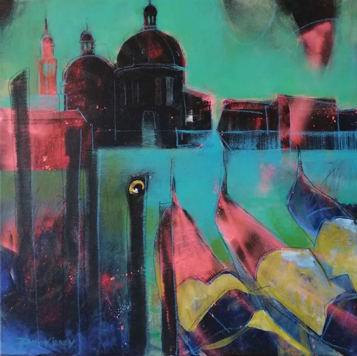 Vivaldis dritte Jahreszeit Mixed-media painting: Olga David | Artfinder