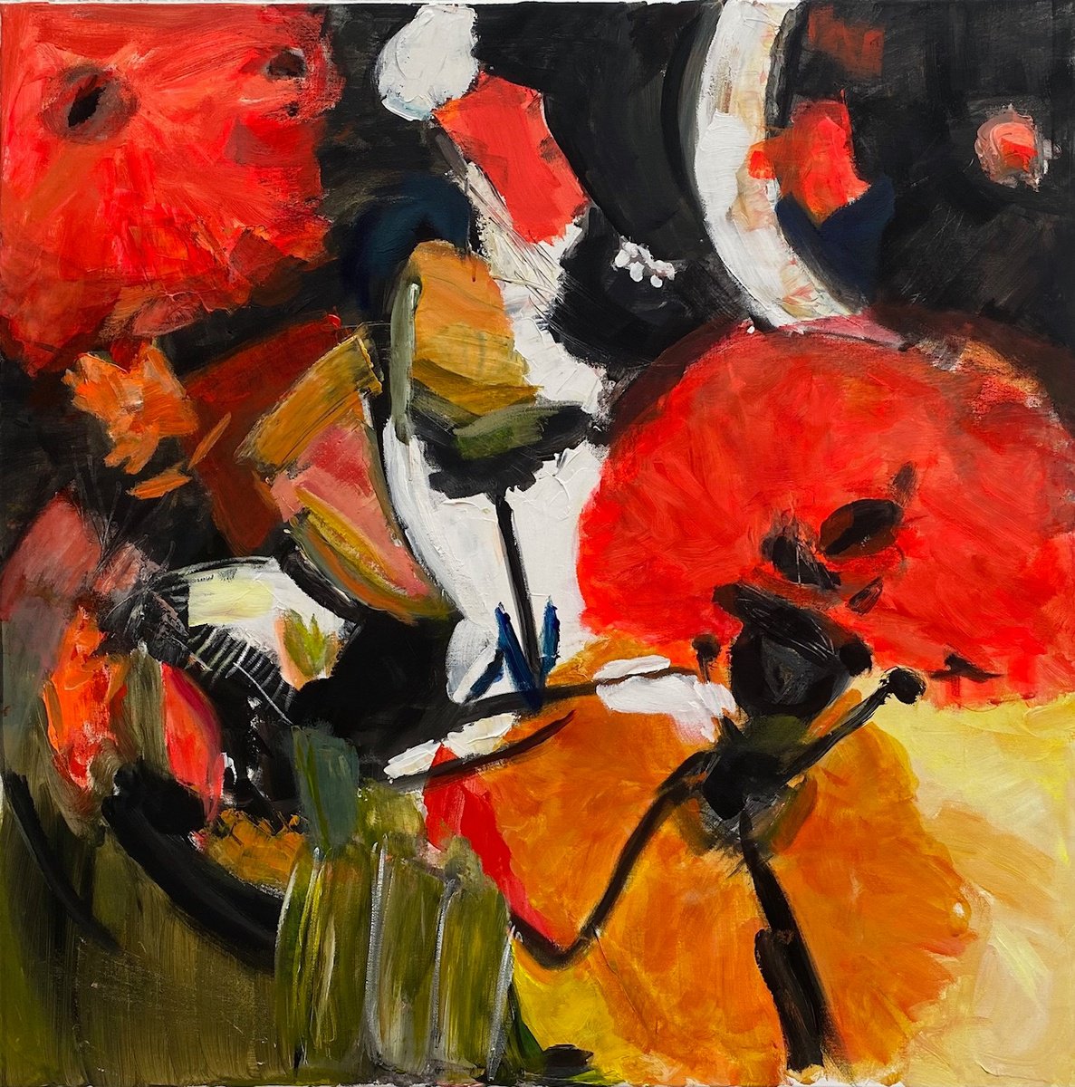 Abstract Figurative Artwork Acrylic painting by Sylvie Dodin | Artfinder