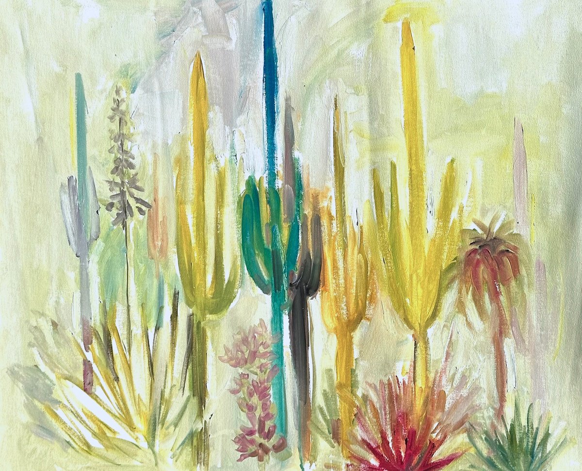 Desert Noon Oil painting: Arun Prem | Artfinder