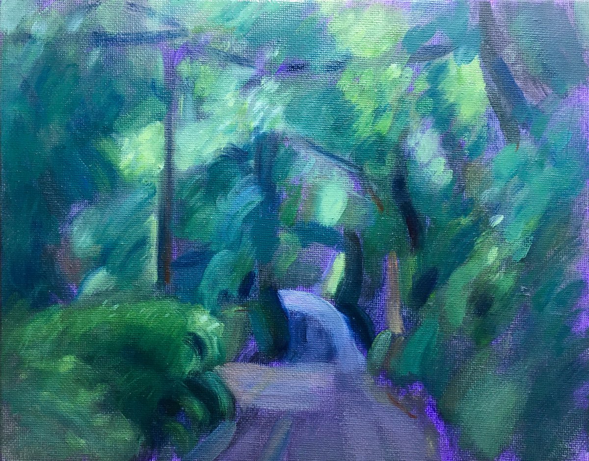 Road to the Sea Oil painting by Alexandra Morris | Artfinder