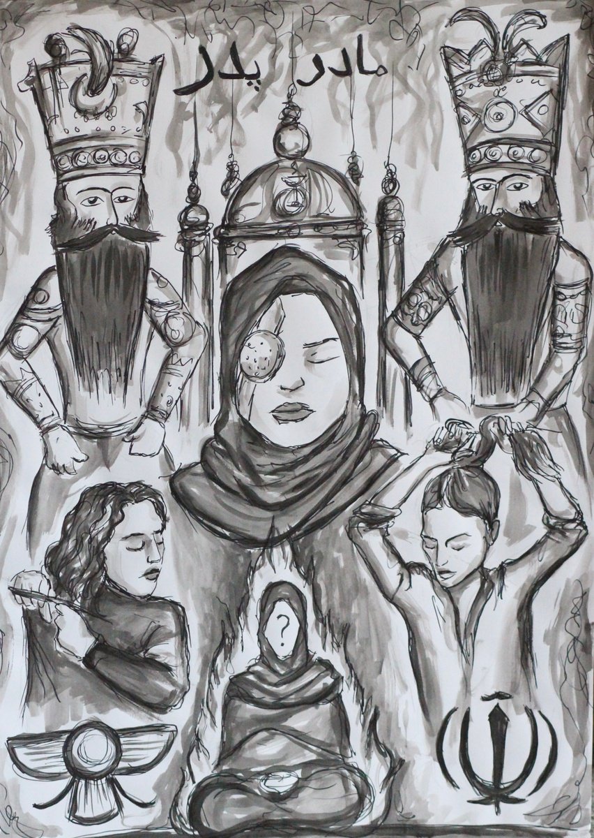 Persia AD Mixed-media painting by Mark Barrable | Artfinder