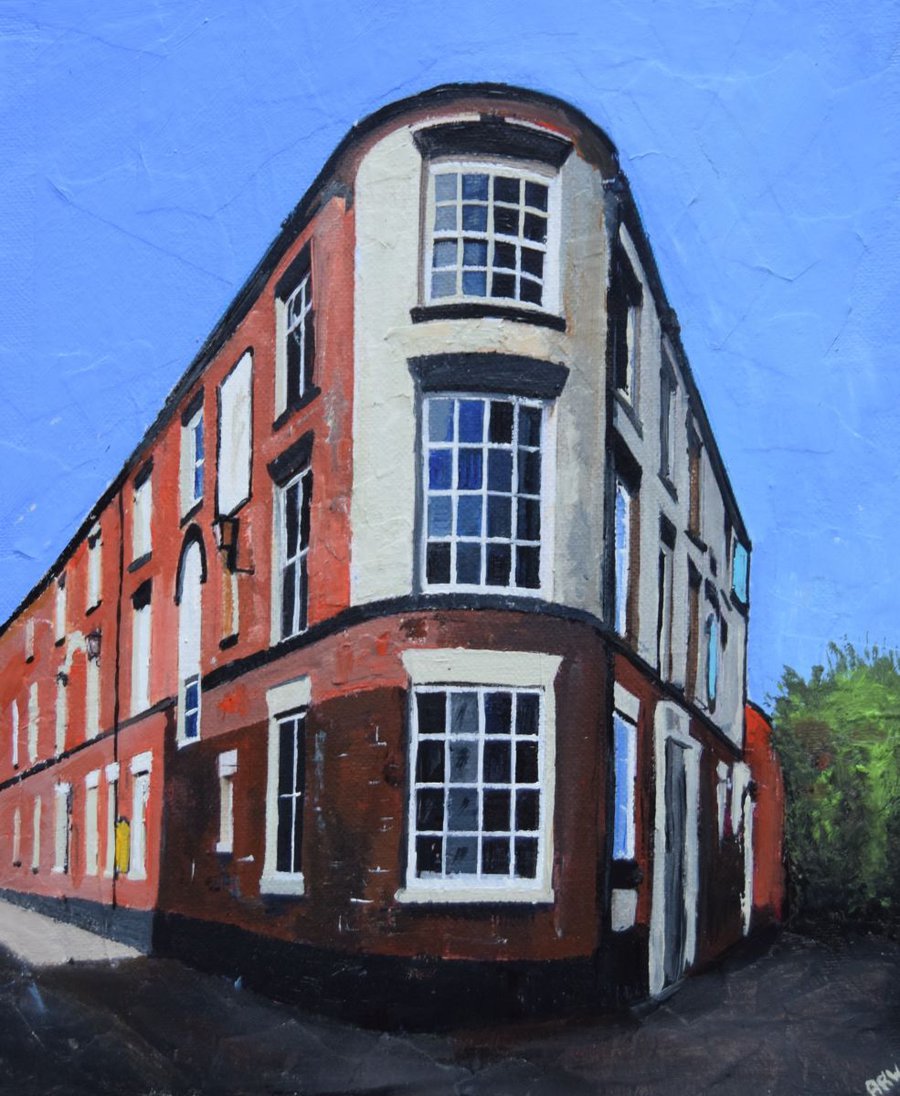The Minerva, Corner View Acrylic painting by Andrew Reid Wildman ...