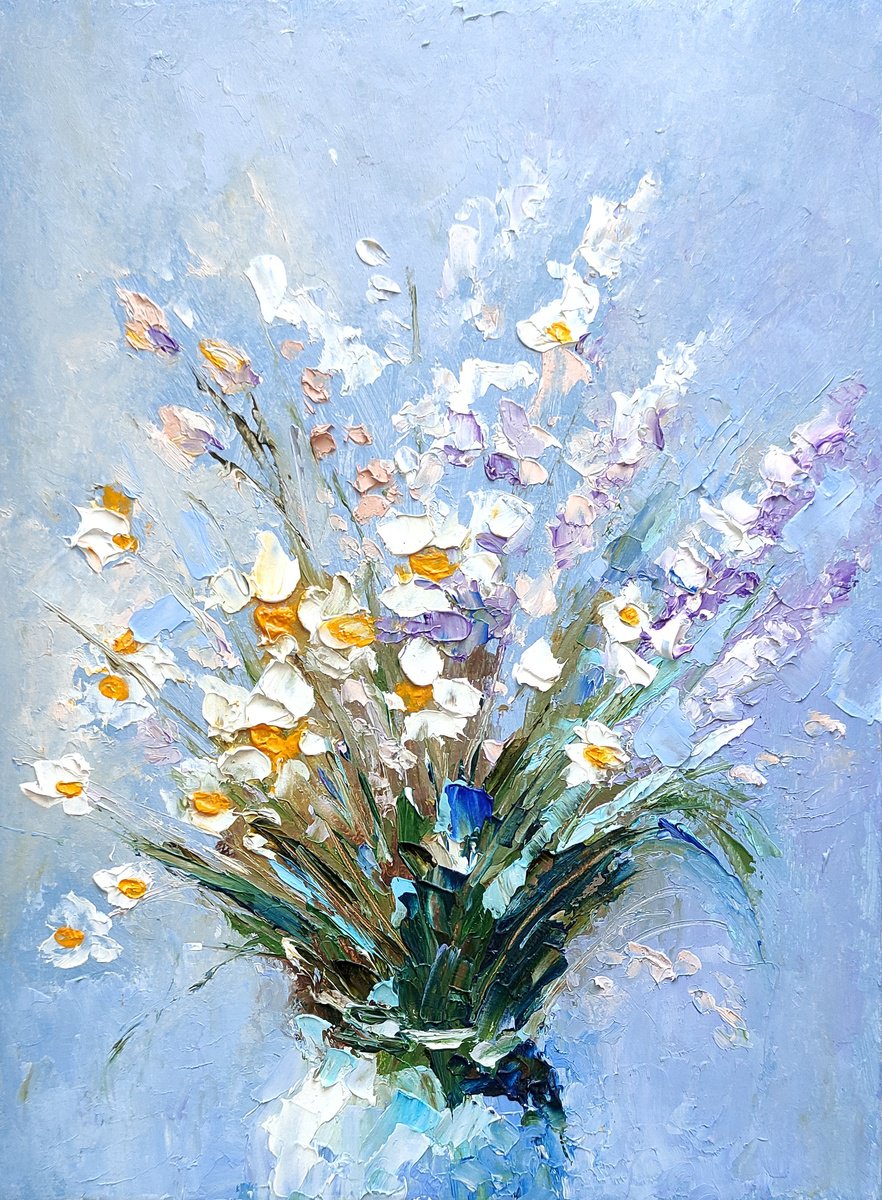 Wildflower Bouquet Oil painting: Yulia Berseneva | Artfinder