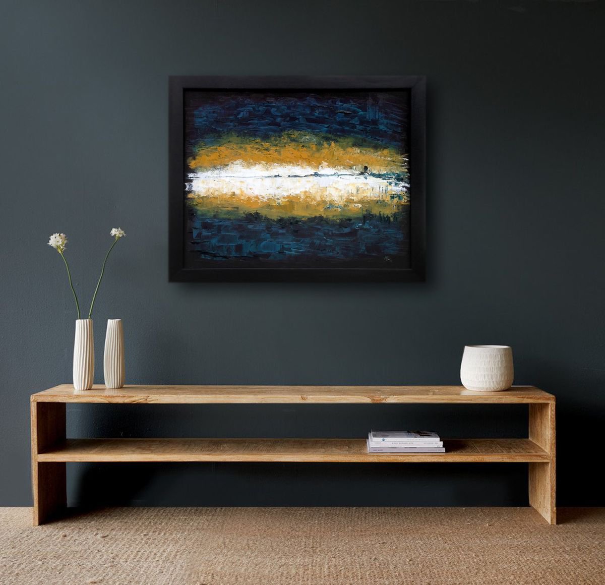 Glow - Abstract Oil Landscape Painting Oil painting by Matthew Withey ...