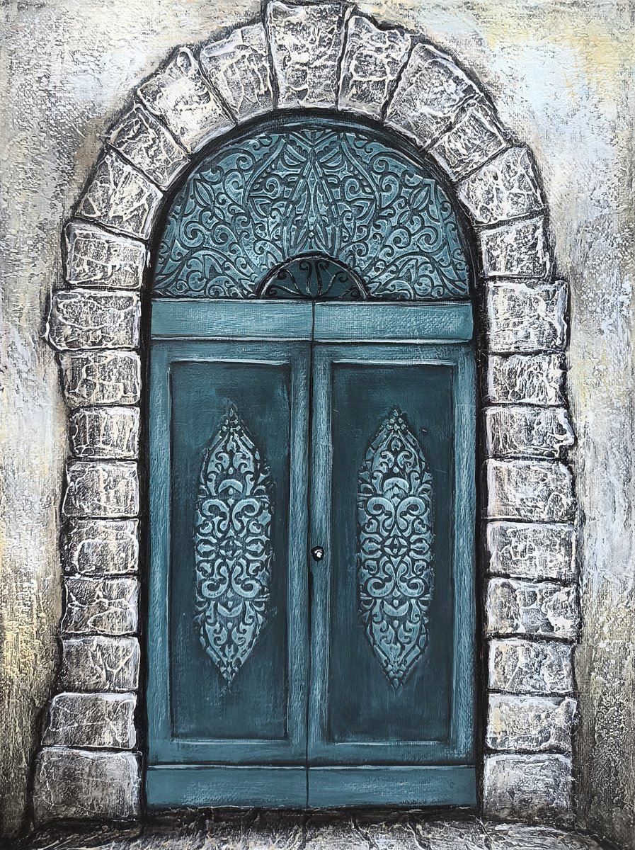 Arched Gate Oil painting by Hasmik Mamikonyan | Artfinder