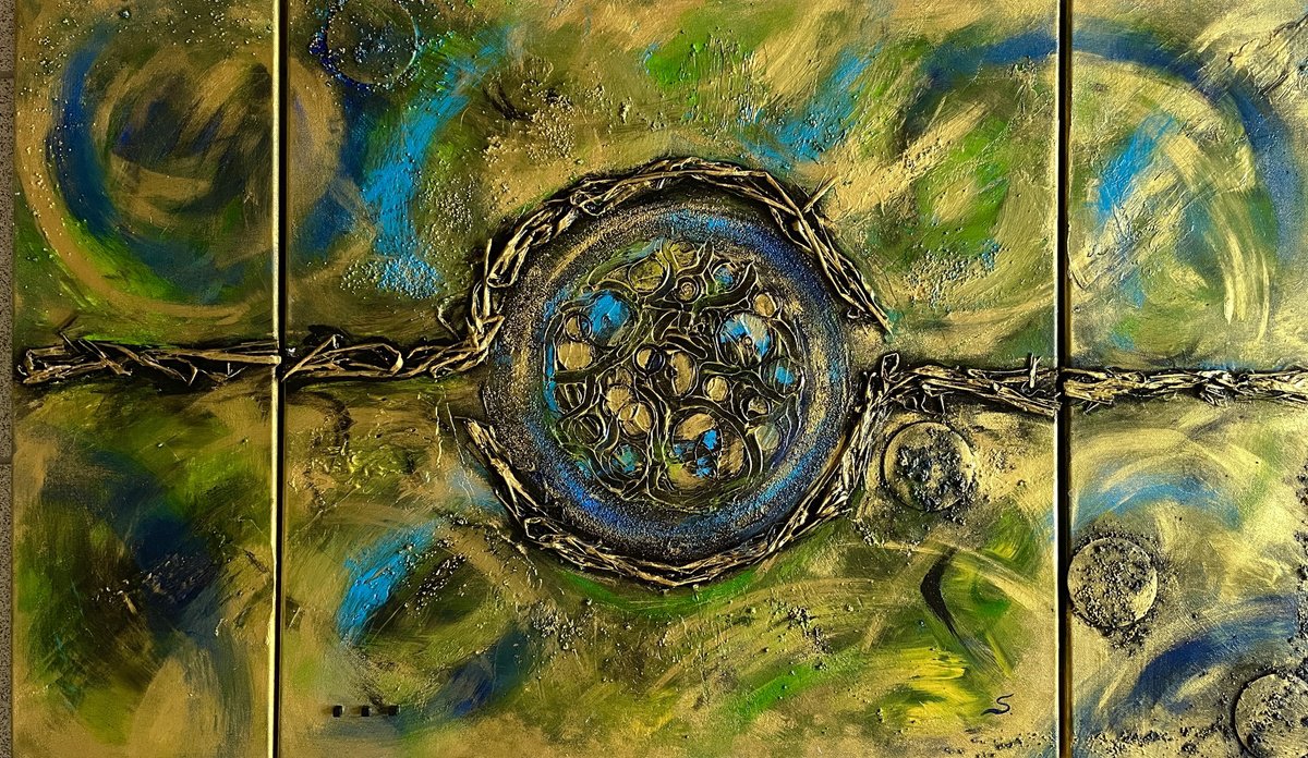 The Rip in space-time Acrylic painting by Selene's Art | Artfinder