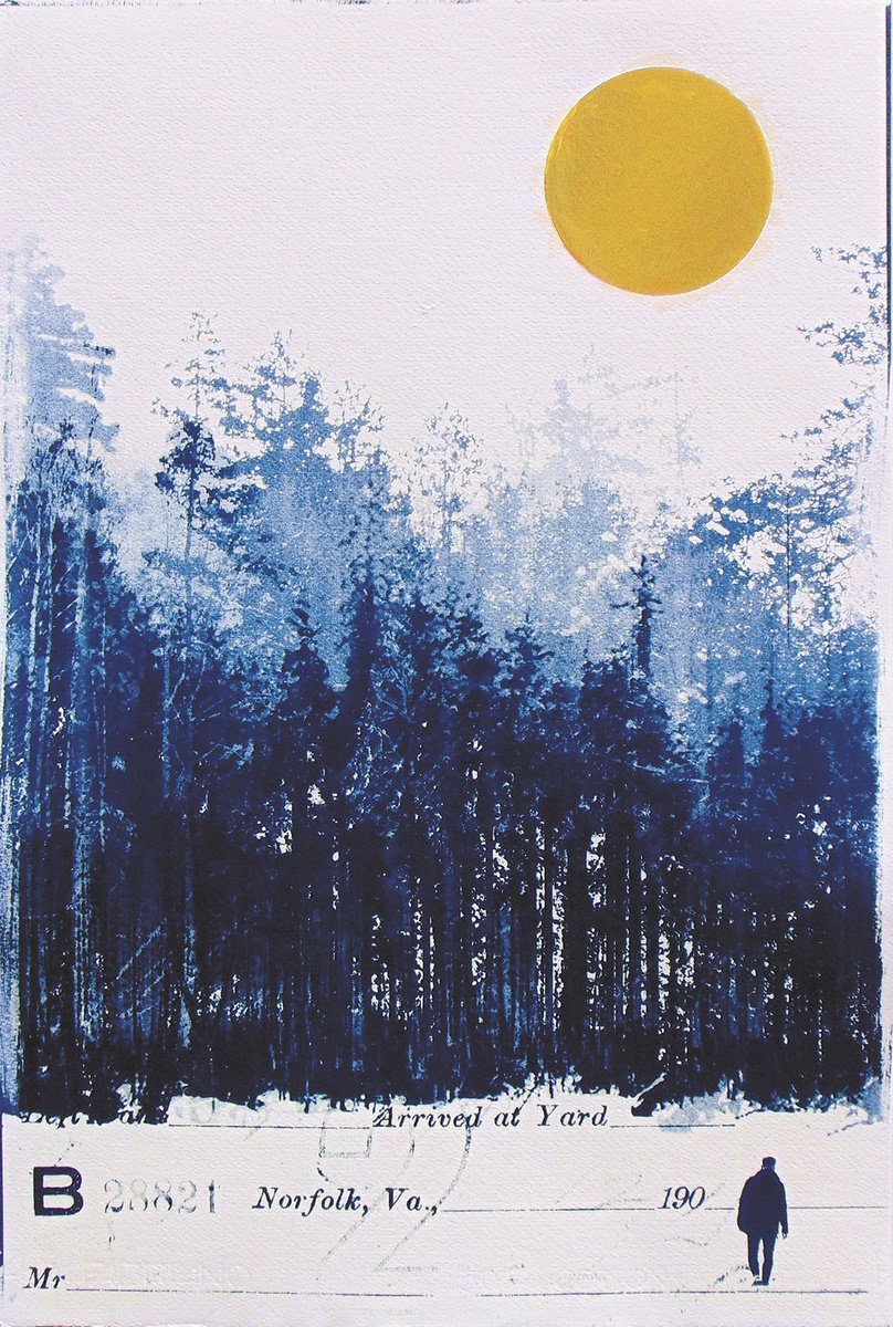 Cyanotype 01 The winter sun Print: Manel Villalonga | Artfinder
