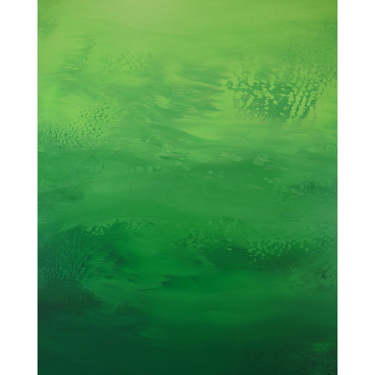 Deep Forest Green - Abstract Acrylic painting: Suzanne Vaughan | Artfinder