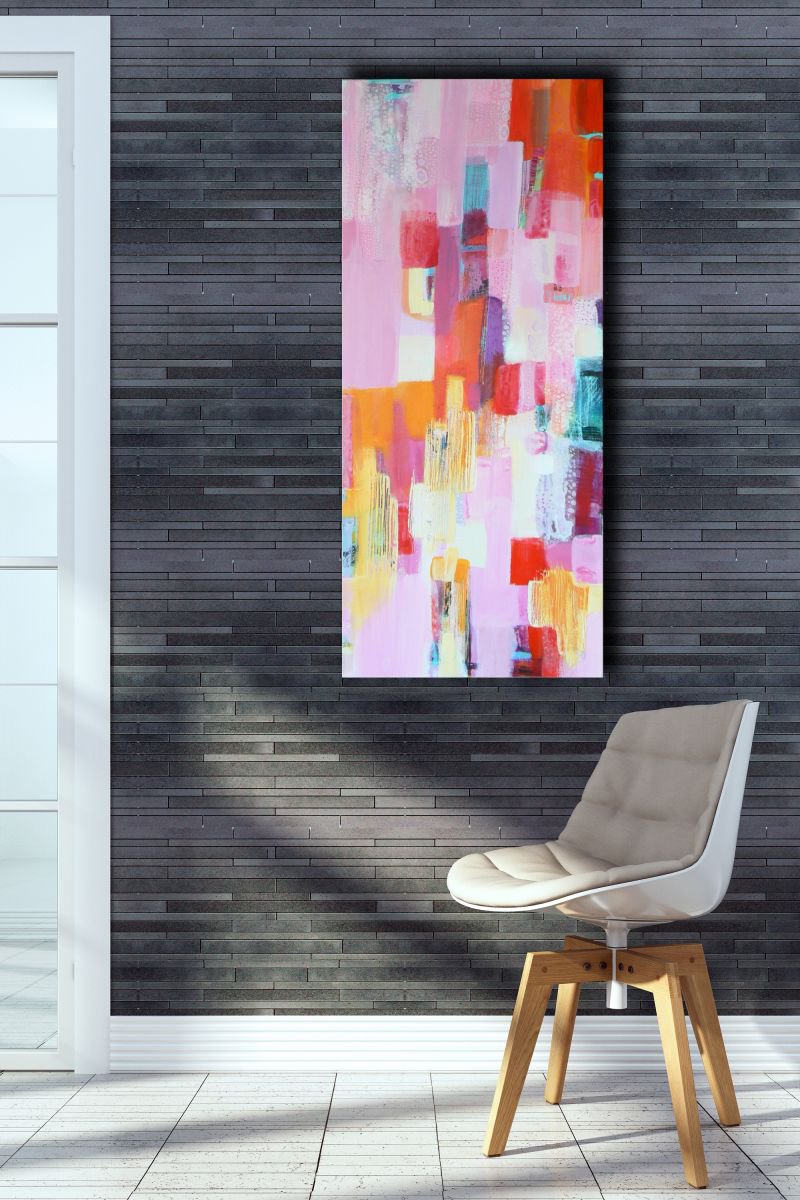 Sgraffito Acrylic painting: Carolynne Coulson | Artfinder