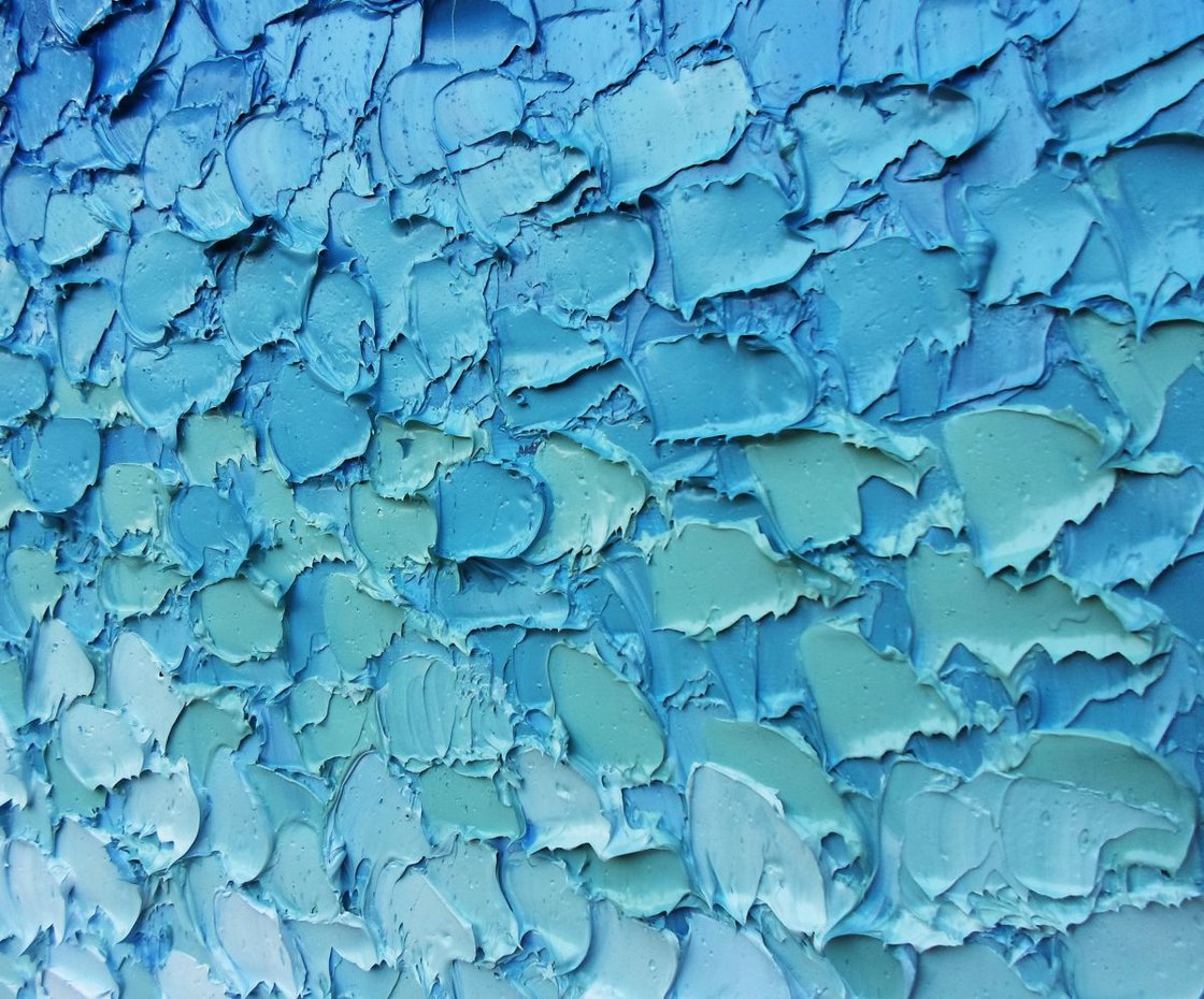 Blue Moon Oil painting: Paige Castile | Artfinder