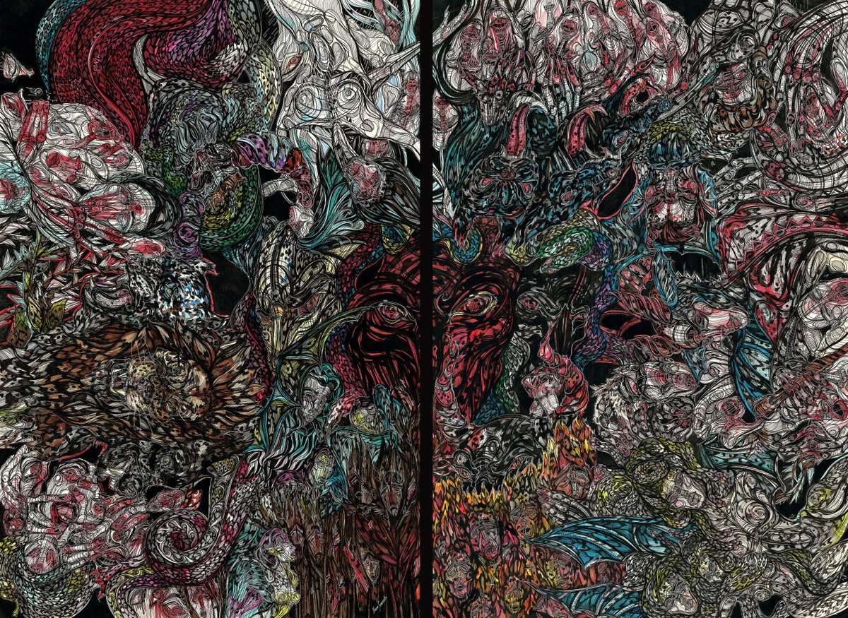 The Map of Hell Painting: Maria Susarenko | Artfinder