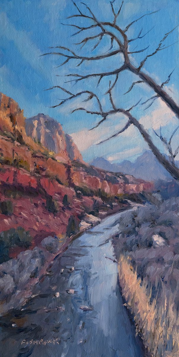 North Fork Virgin River Oil painting: Daniel Brian Fishback | Artfinder