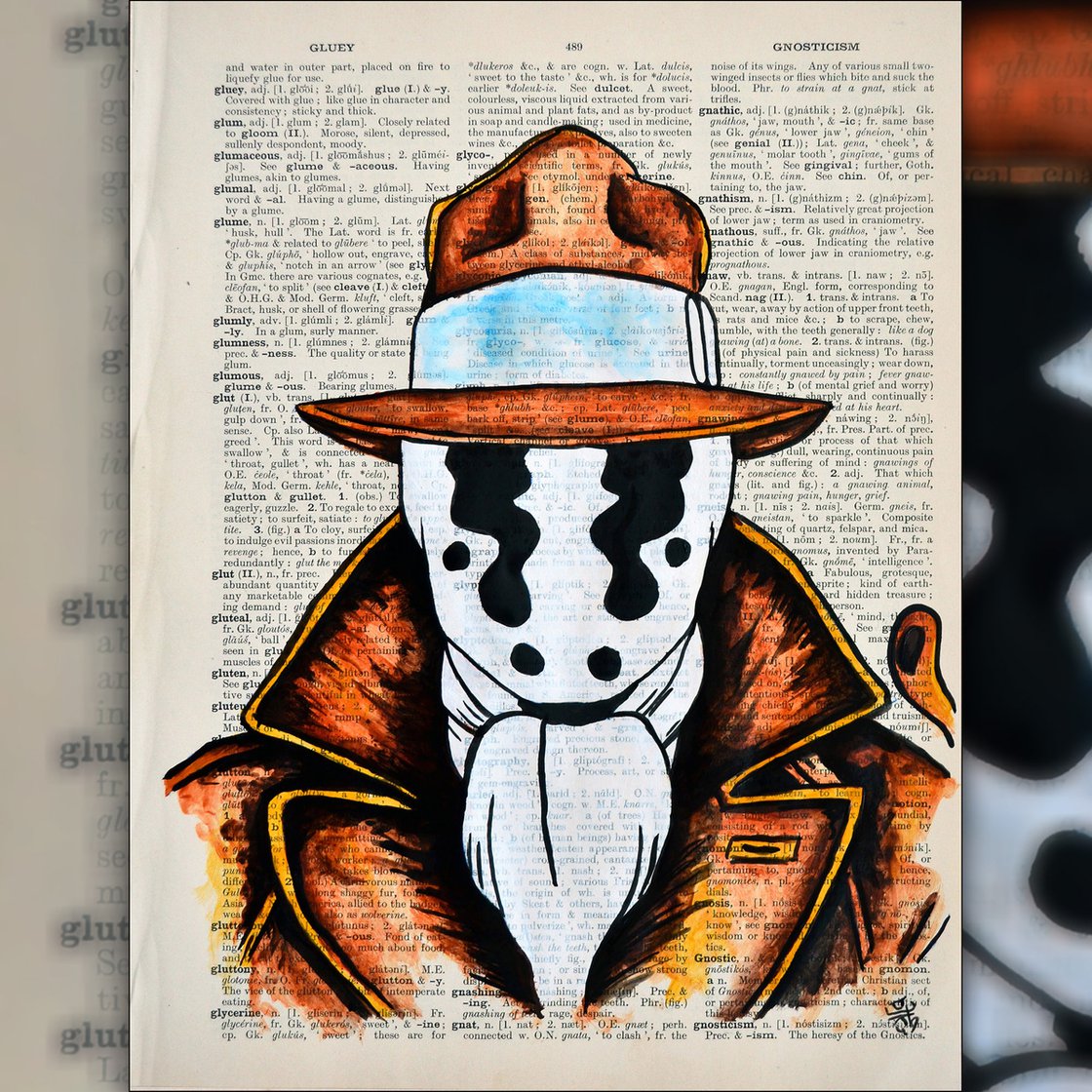 Rorschach - Watchmen Acrylic painting: Jakub DK - JAKUB D KRZEWNIAK ...