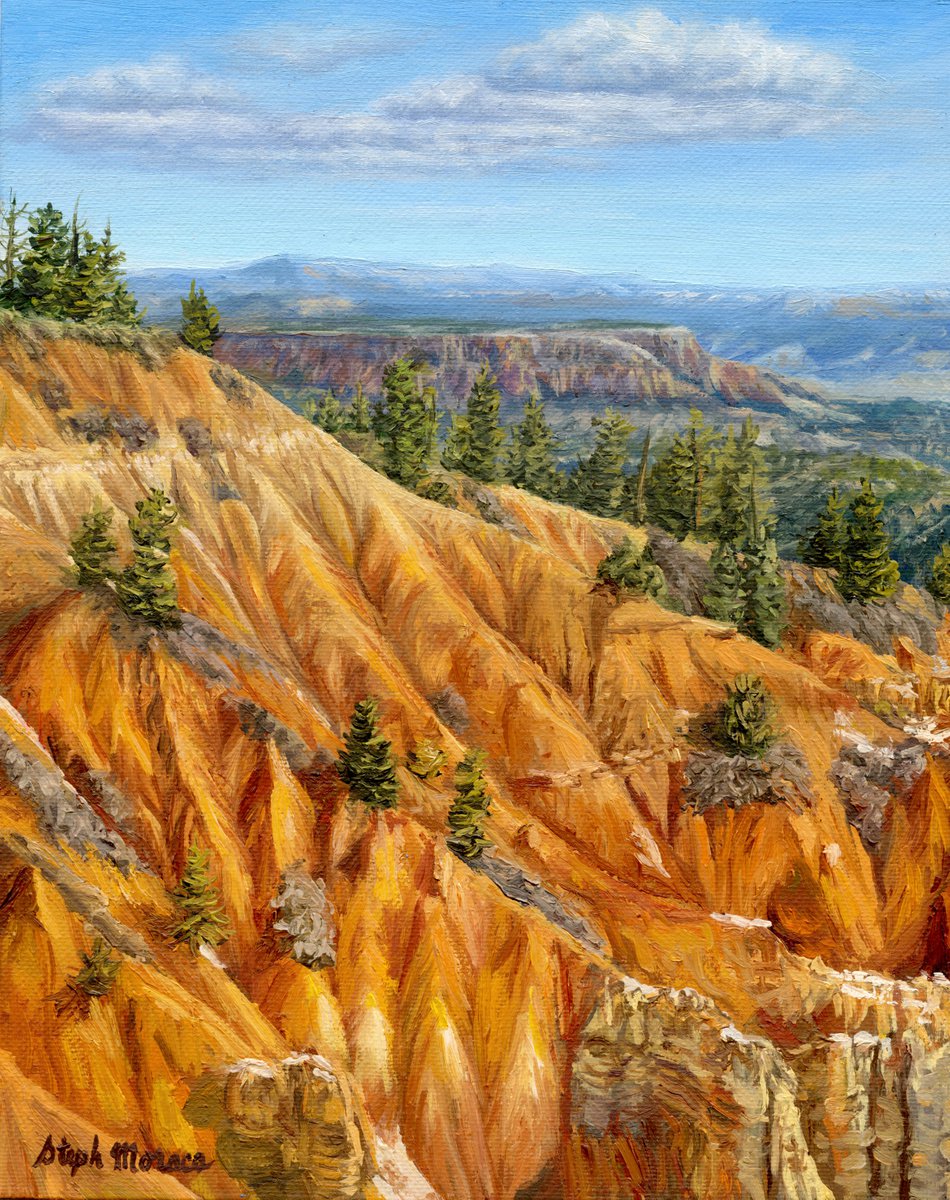 Ponderosa Canyon at Bryce Oil painting: Steph Moraca | Artfinder