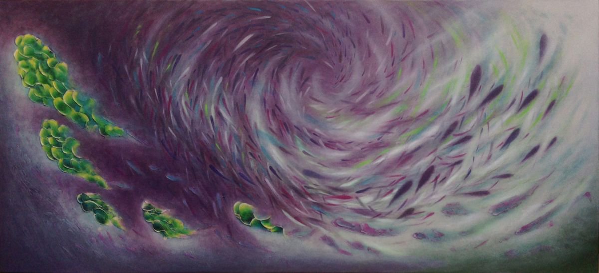 Synchronous Force - Commission Acrylic painting: Elizabeth McDonough ...