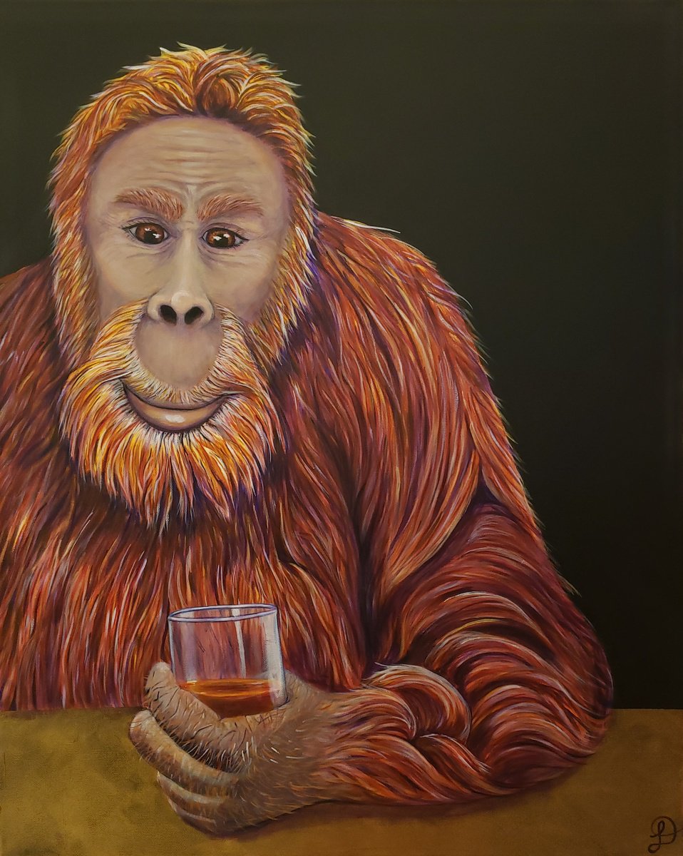 Bourbon Legend - Party Animals - Party Legends series Acrylic painting ...
