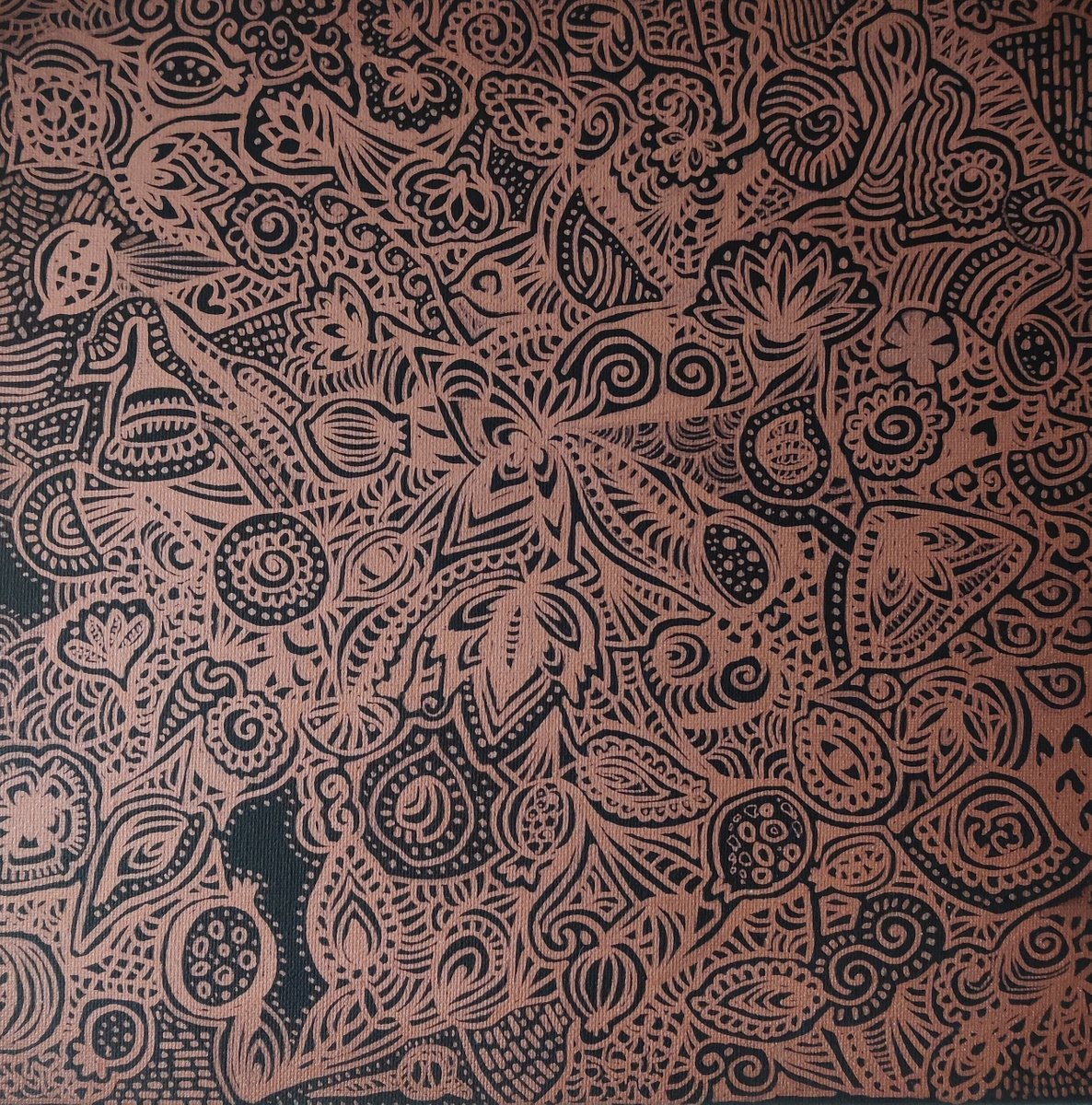 Mehndipity Bountiful Ink Drawing Ink drawing: Julia Preston | Artfinder