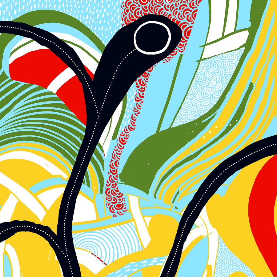 Mutant Leech Giclée print: Alasdair Willis | Artfinder