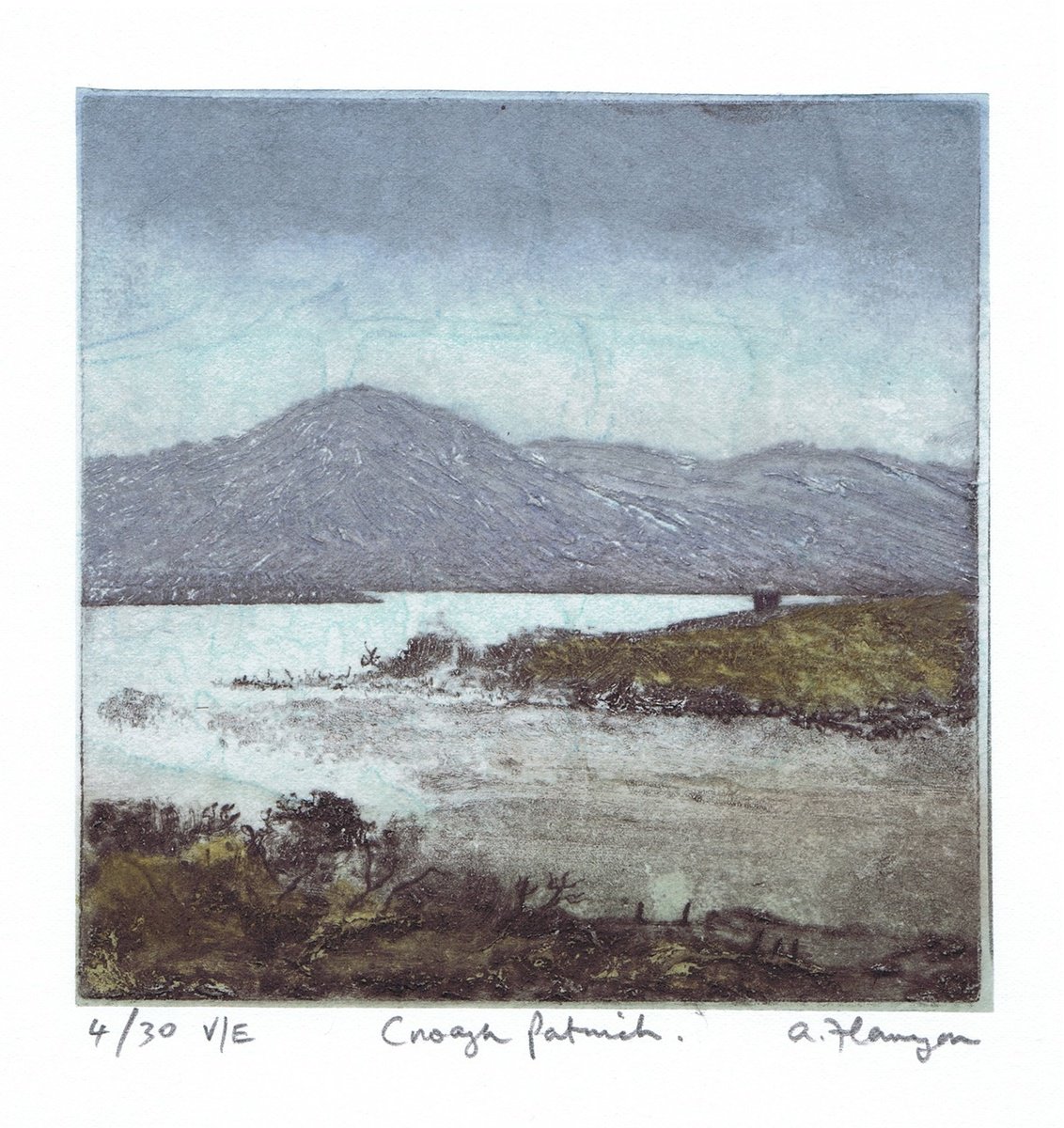 Croagh Patrick - Ireland Etchings & engravings: Aidan Flanagan Irish ...