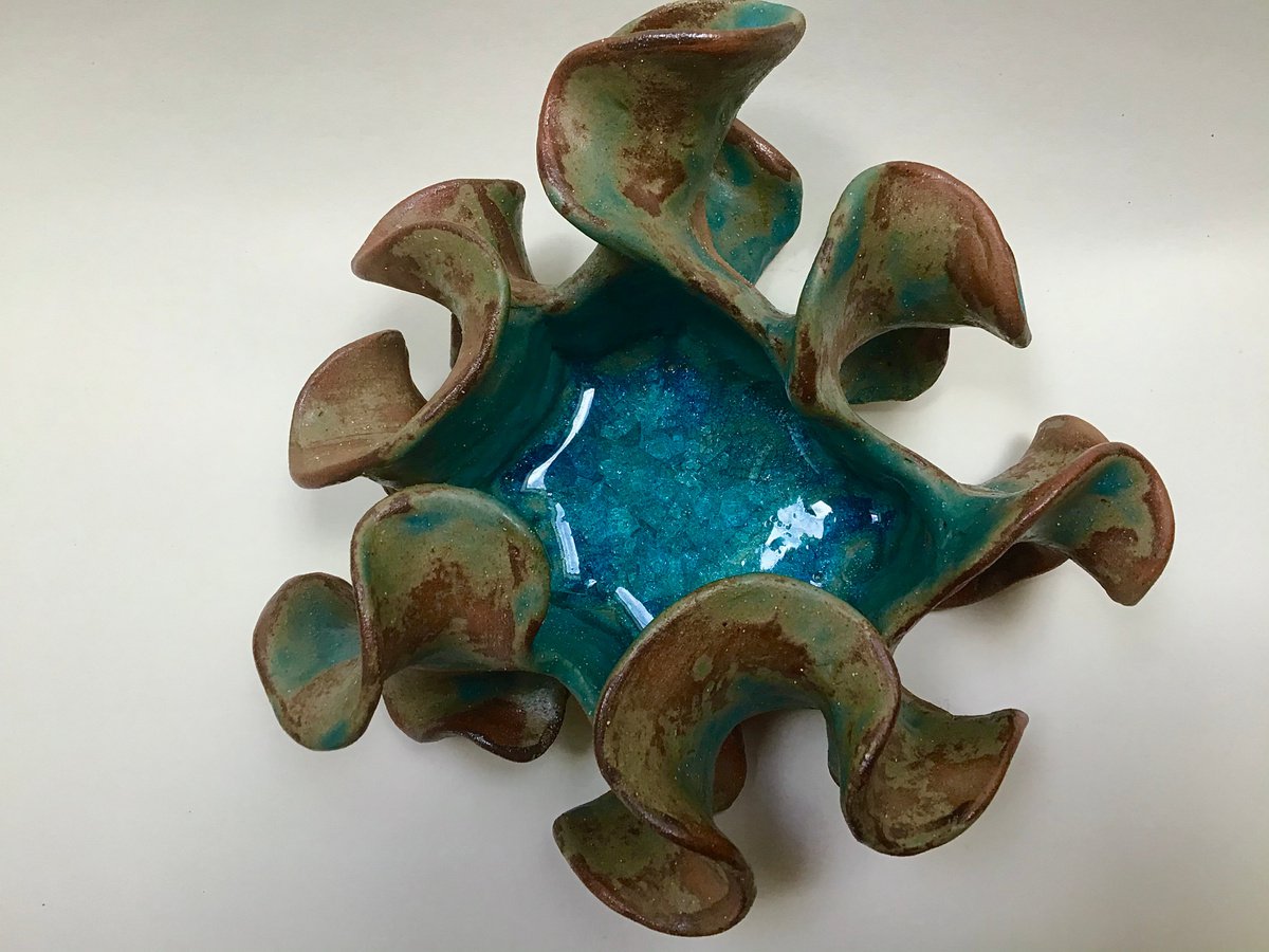 Pwll Glas Clay sculpture by Jane Rees-Parfitt | Artfinder