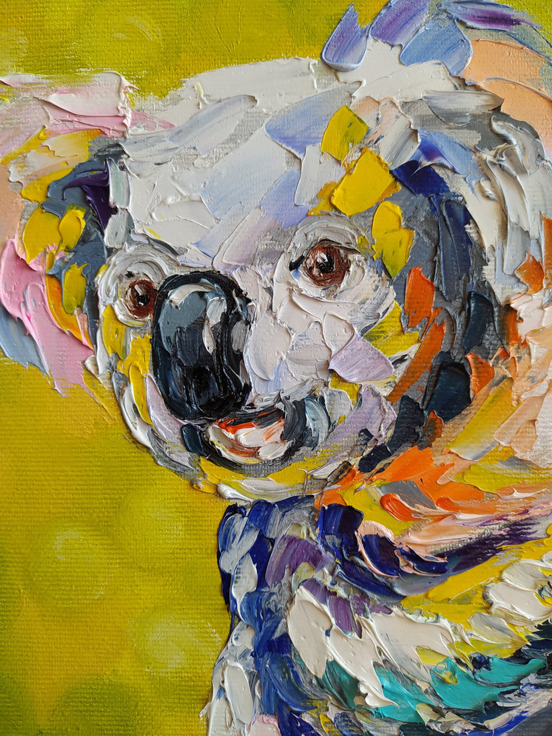 Diptych ''Australian koalas'' - diptych oil painting, Australian koalas ...