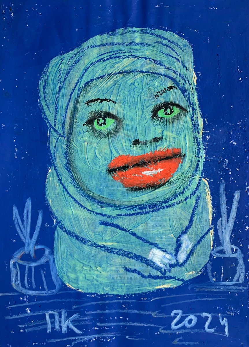 Prostration. Day 113. Pastel drawing by Pavel Kuragin | Artfinder