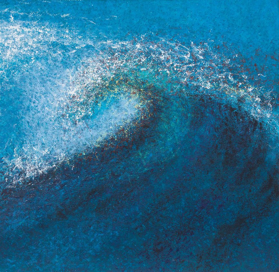 Tiree Wave 2 Oil painting: Paul Hillary | Artfinder