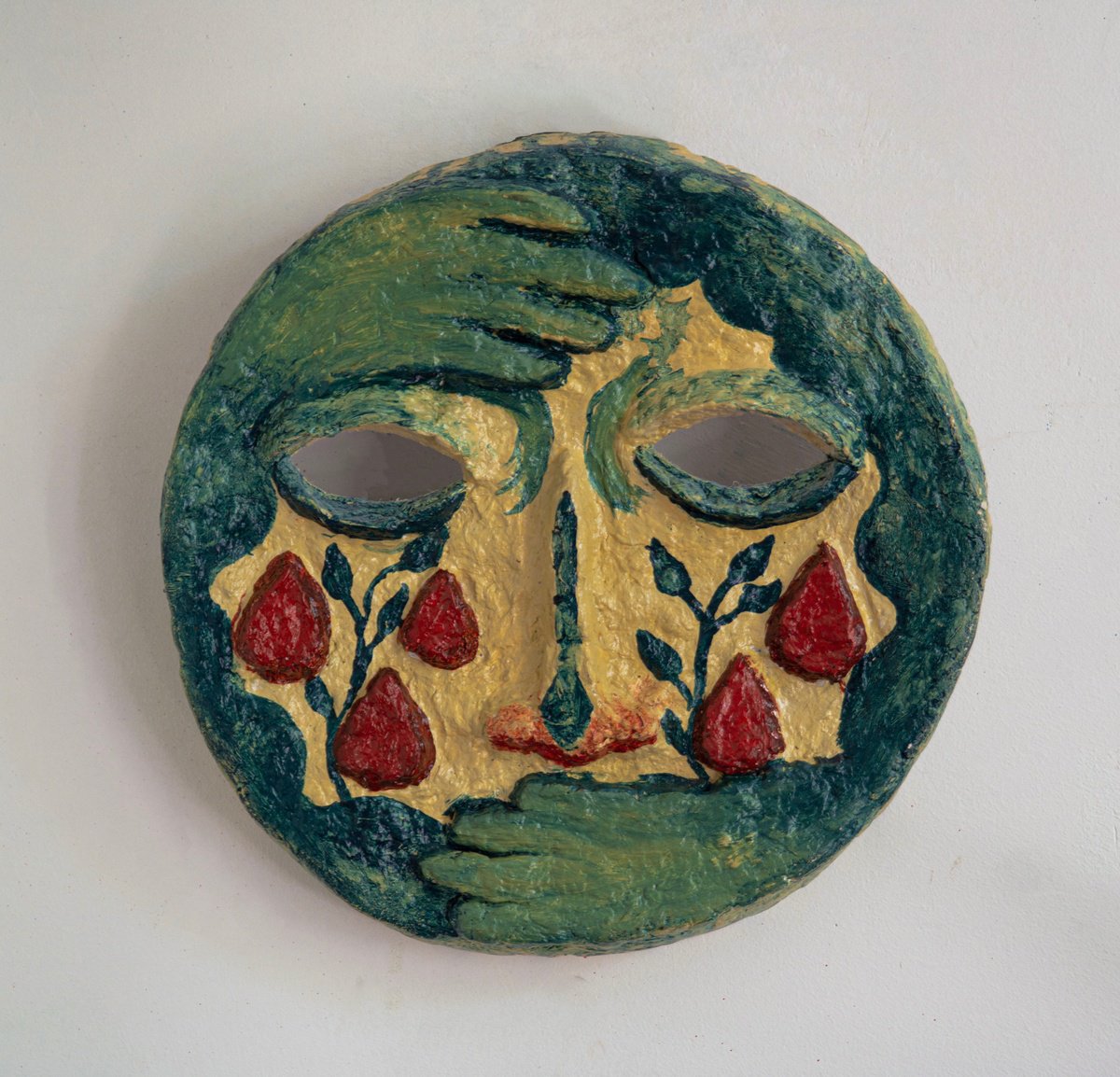 Red Tears Mixed-media sculpture: Liubov Ro | Artfinder