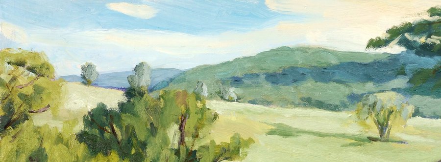 Ranch Study Oil painting: Daniel Brian Fishback | Artfinder