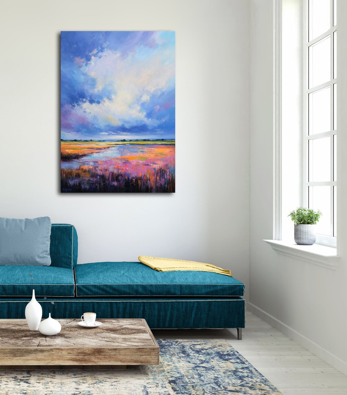 Magical View Oil painting: Behshad Arjomandi | Artfinder