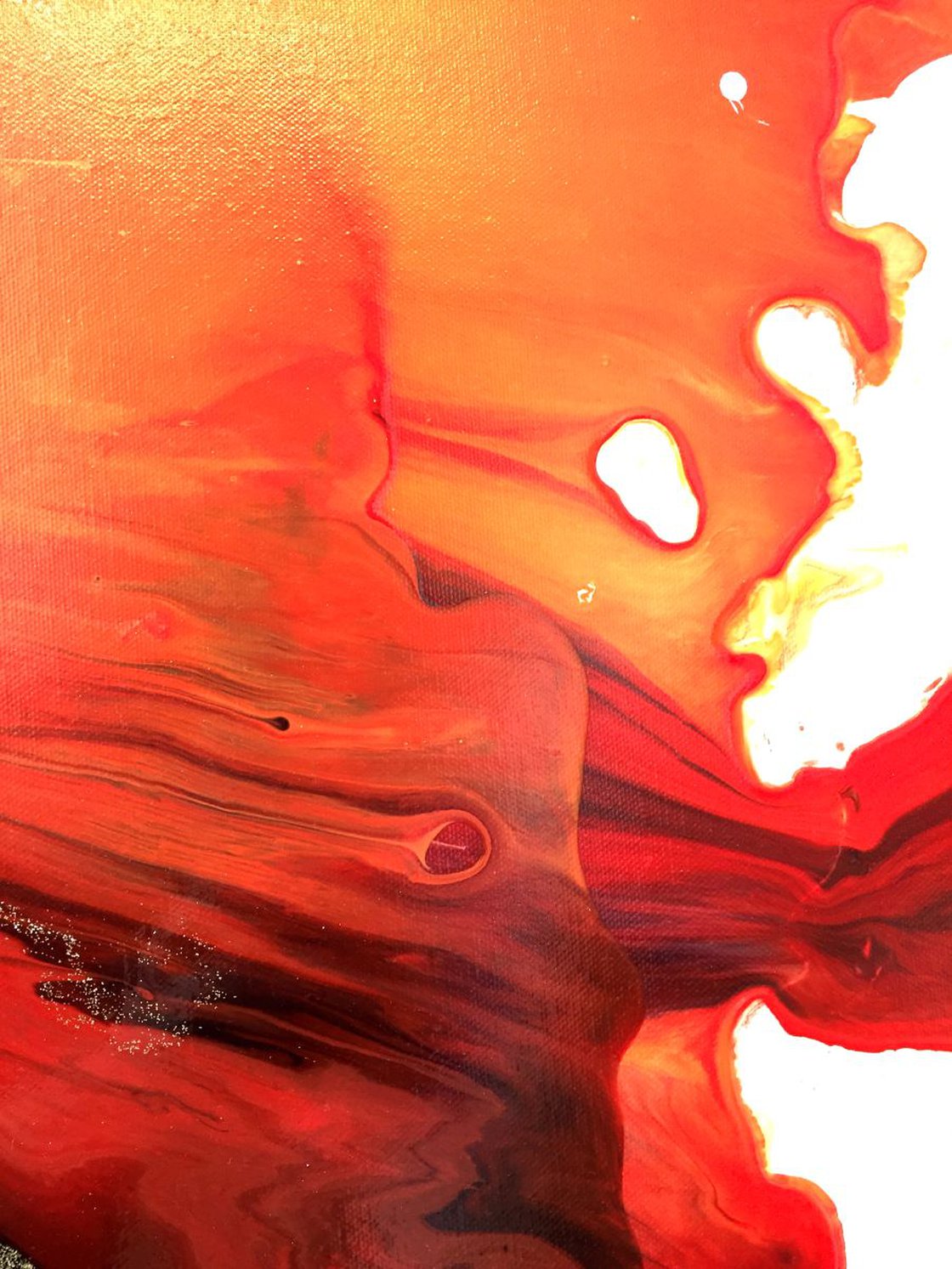 Red Promise Acrylic painting by Corinne Natel | Artfinder