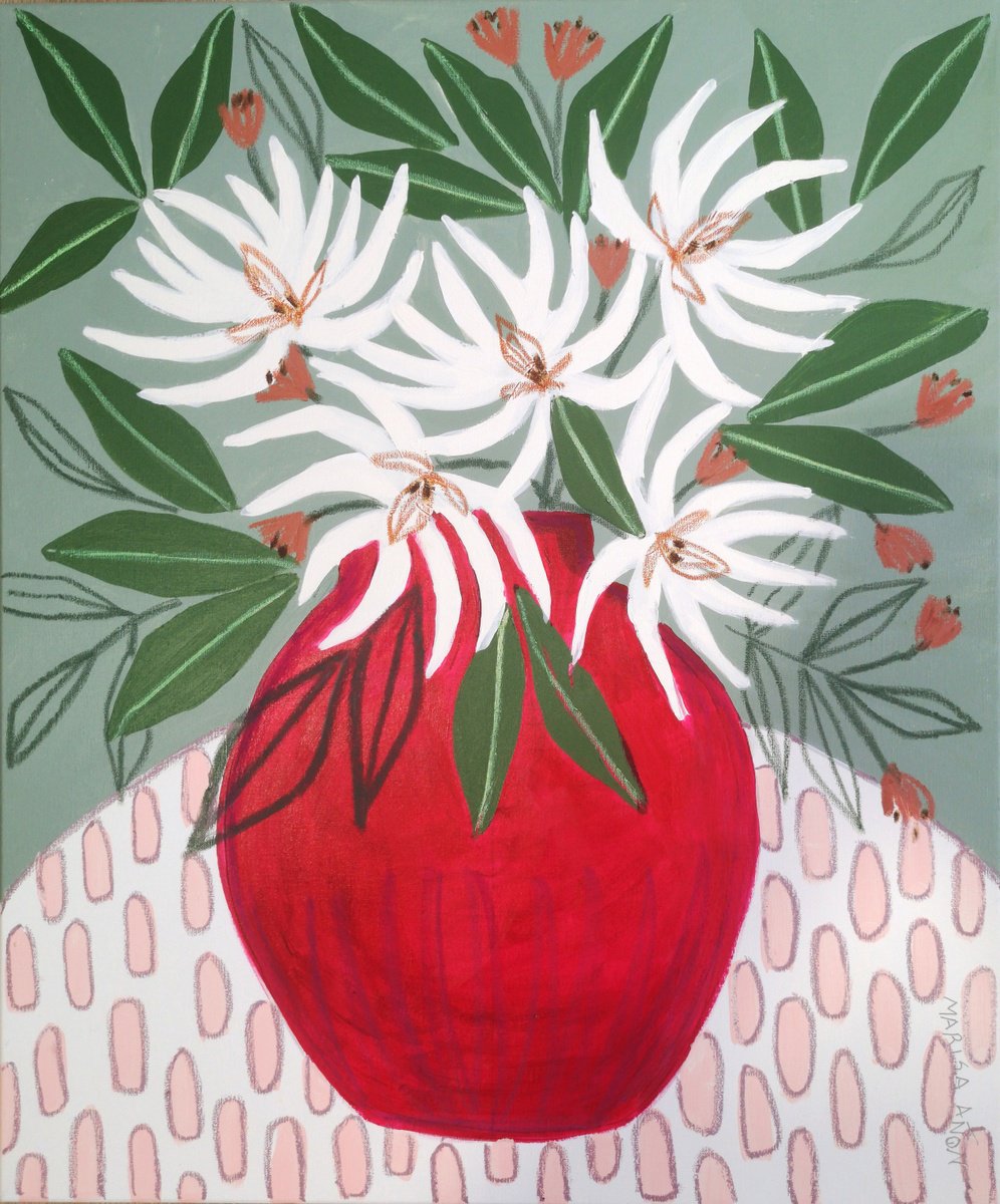 Spanish Summer IX Mixed-media painting by Marisa Añón | Artfinder