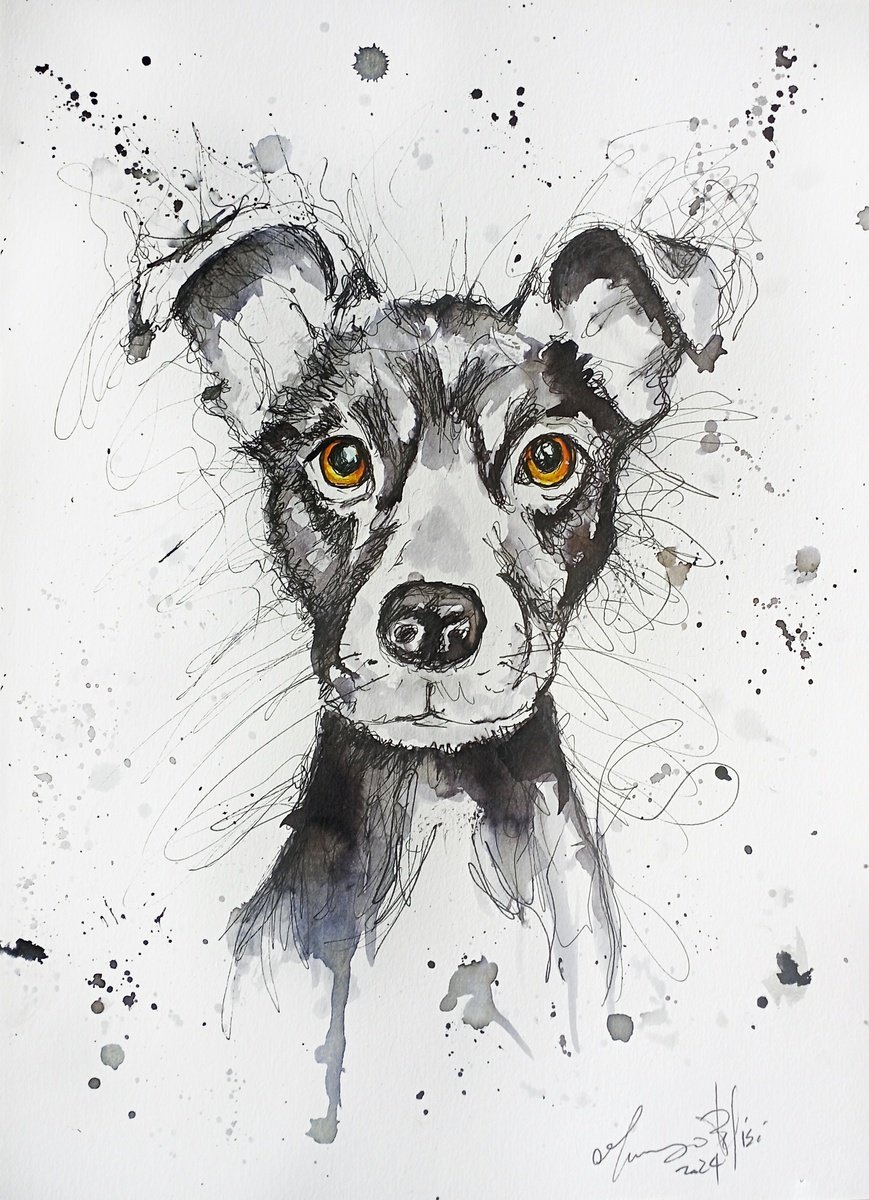 Little Rascal Ink drawing: Maurizio Puglisi | Artfinder