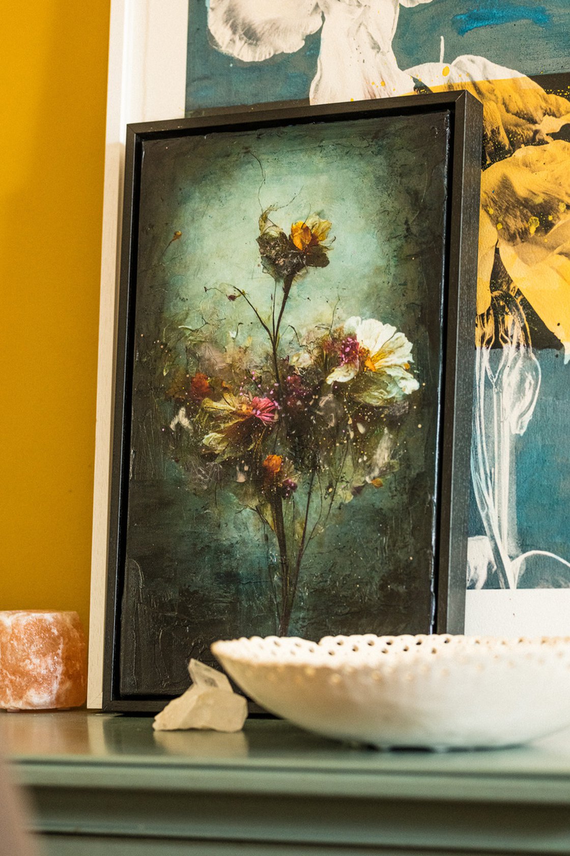 Floral Decay Mixed-media painting: Teis Albers | Artfinder