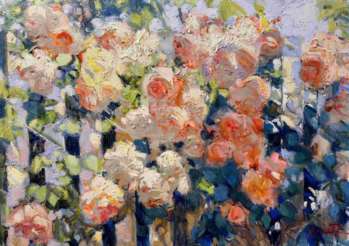 Rose Garden Series Oil painting: Khanlar Asadullayev | Artfinder